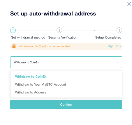 How to Set Up Auto-Withdrawal？ – ViaBTC Help Center