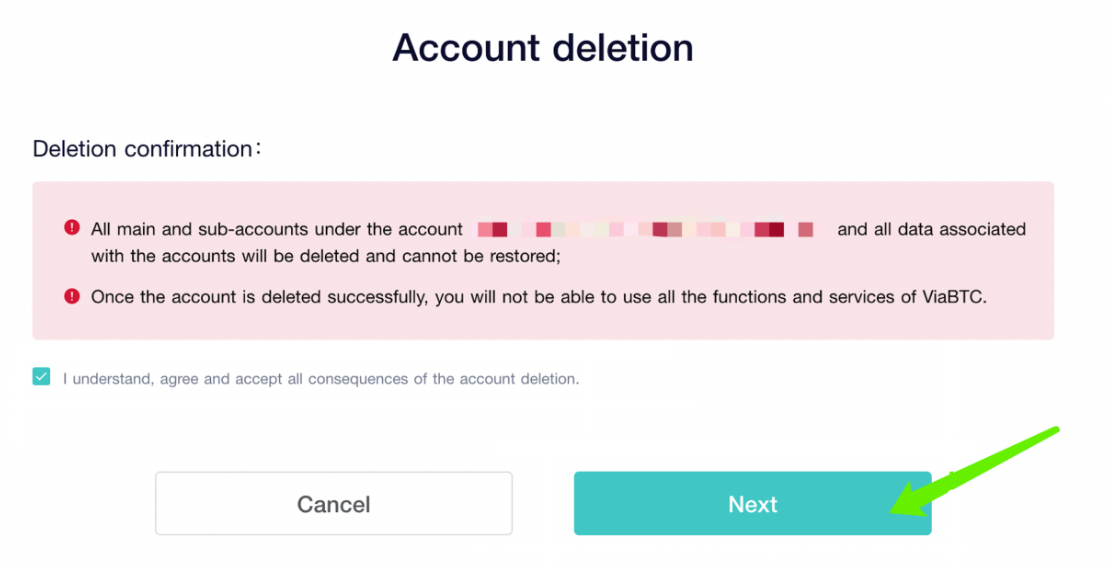 How to Delete My Account？ – ViaBTC Help Center